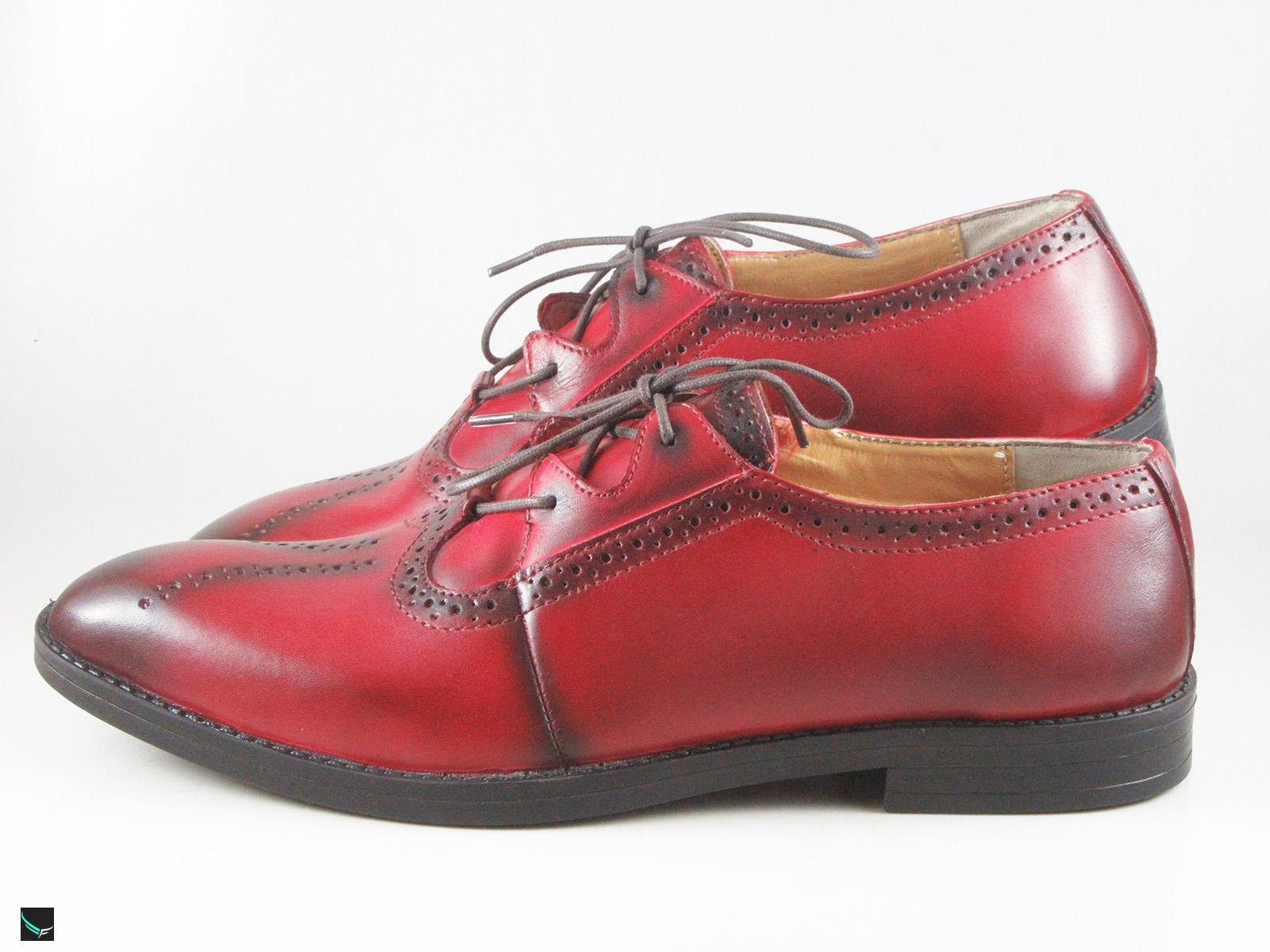 Red Antique Patina Finish Premium Business Formal - 5061 - Leather ...